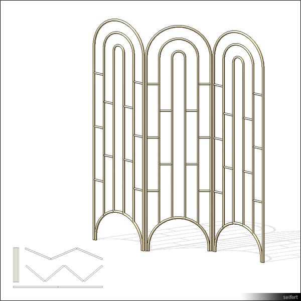Building Revit Family room divider partition