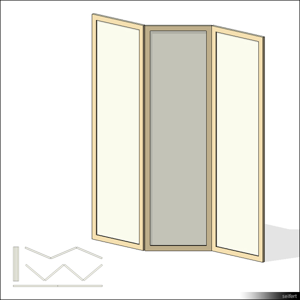 Building Revit Family room divider partition