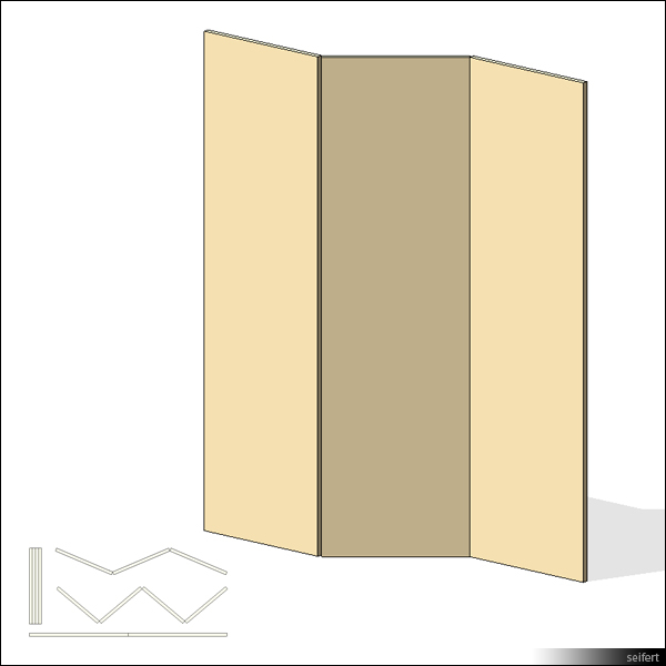 Building Revit Family room divider partition
