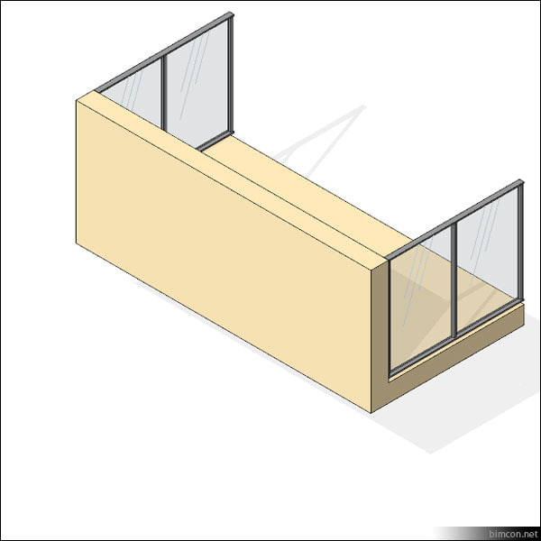Building Revit Family balcony patio terrace