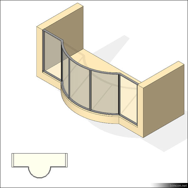 Building Revit Family balcony patio terrace