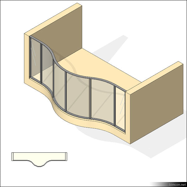 Building Revit Family balcony patio terrace