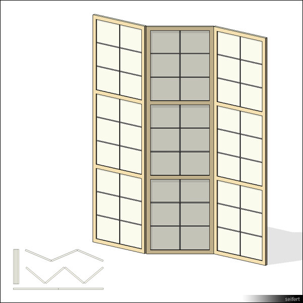 Building Revit Family room divider partition