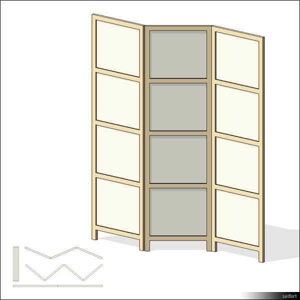 Building Revit Family room divider partition