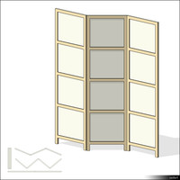 Building Revit Family room divider partition