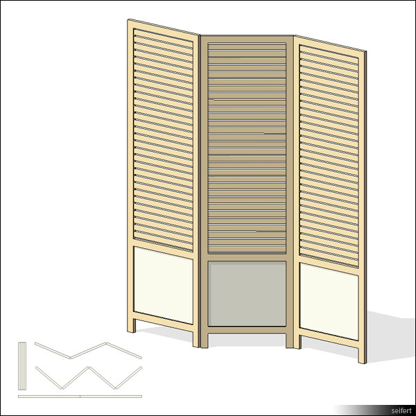 Building Revit Family room divider partition