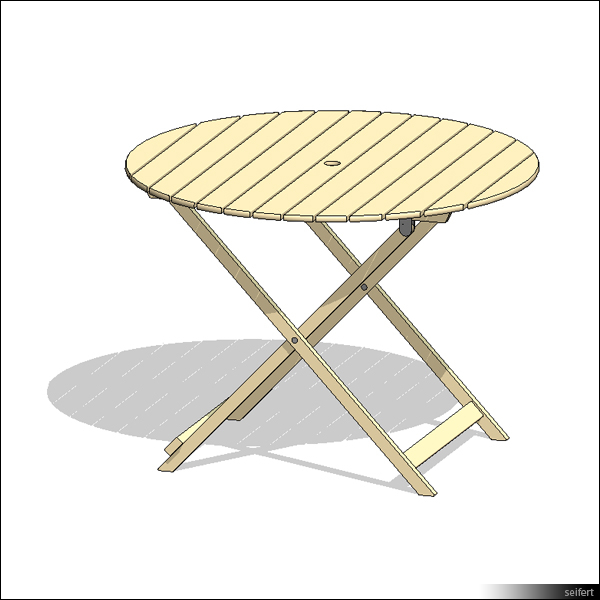 Building Revit Family Table Summer Beach