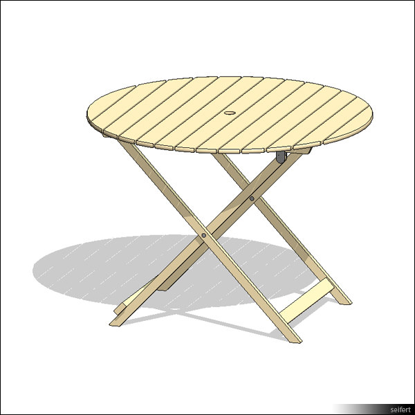 Building Revit Family Table Summer Beach