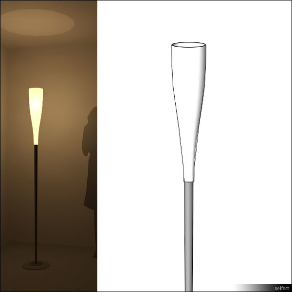 Building Revit Family lamp floor lighting