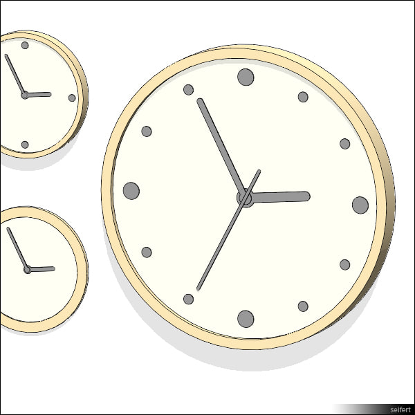 Building Revit Family clock time timer