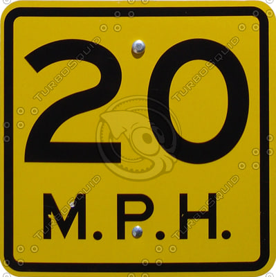 Texture JPEG sign mph signs