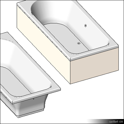 Building Revit Family bath bathtub tub