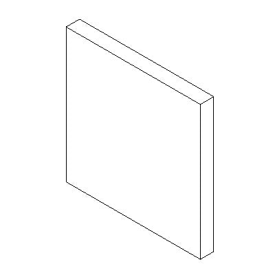 Building Revit Family acoustic panel