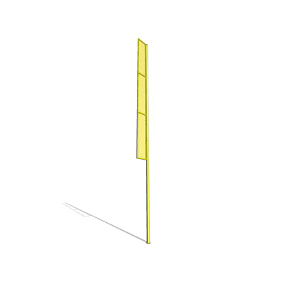 Building Revit Family foul pole baseball