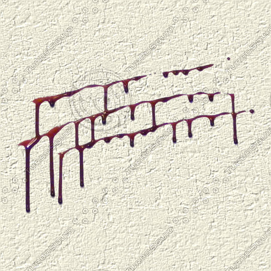 Texture PNG blood drips horror