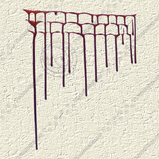 Texture PNG blood drips horror
