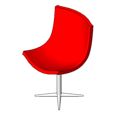 Building Revit Family Christophe Pillet Chair