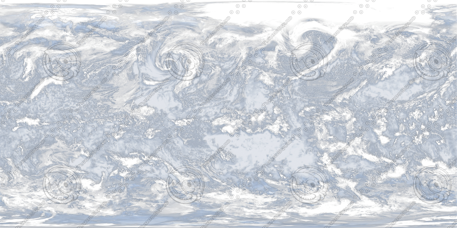 Texture PNG cloud map planet