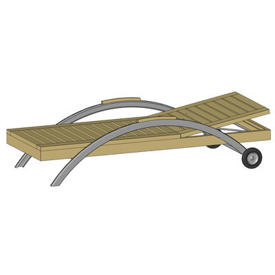 Building Revit Family Chair Chaise Lounge