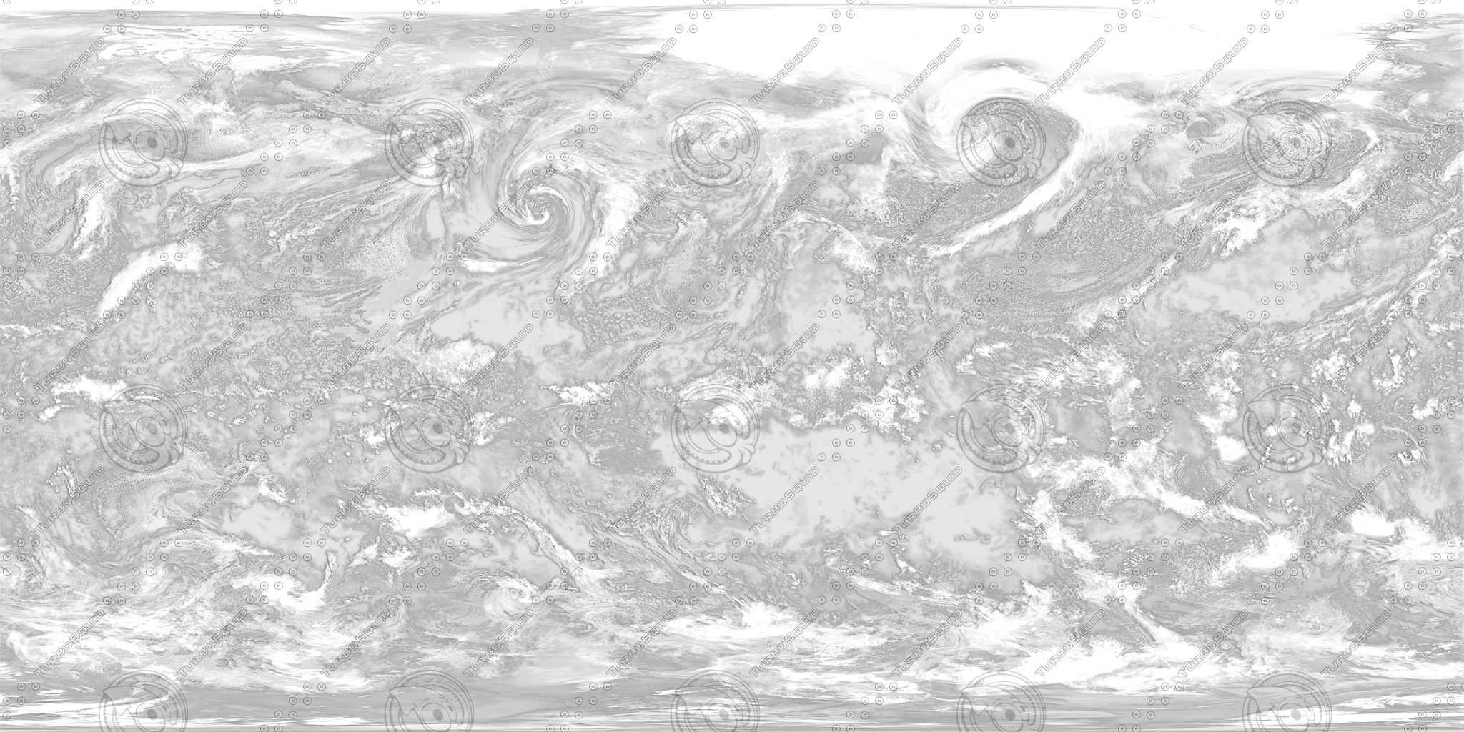 Texture PNG cloud map planet