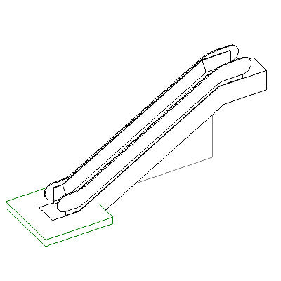 Building Revit Family escalator