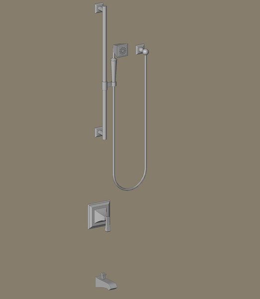 Building Revit Family Shower Handshower Plumbing