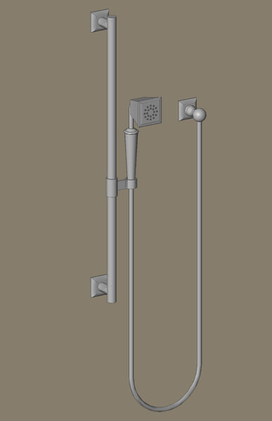 Building Revit Family Shower Handshower Plumbing