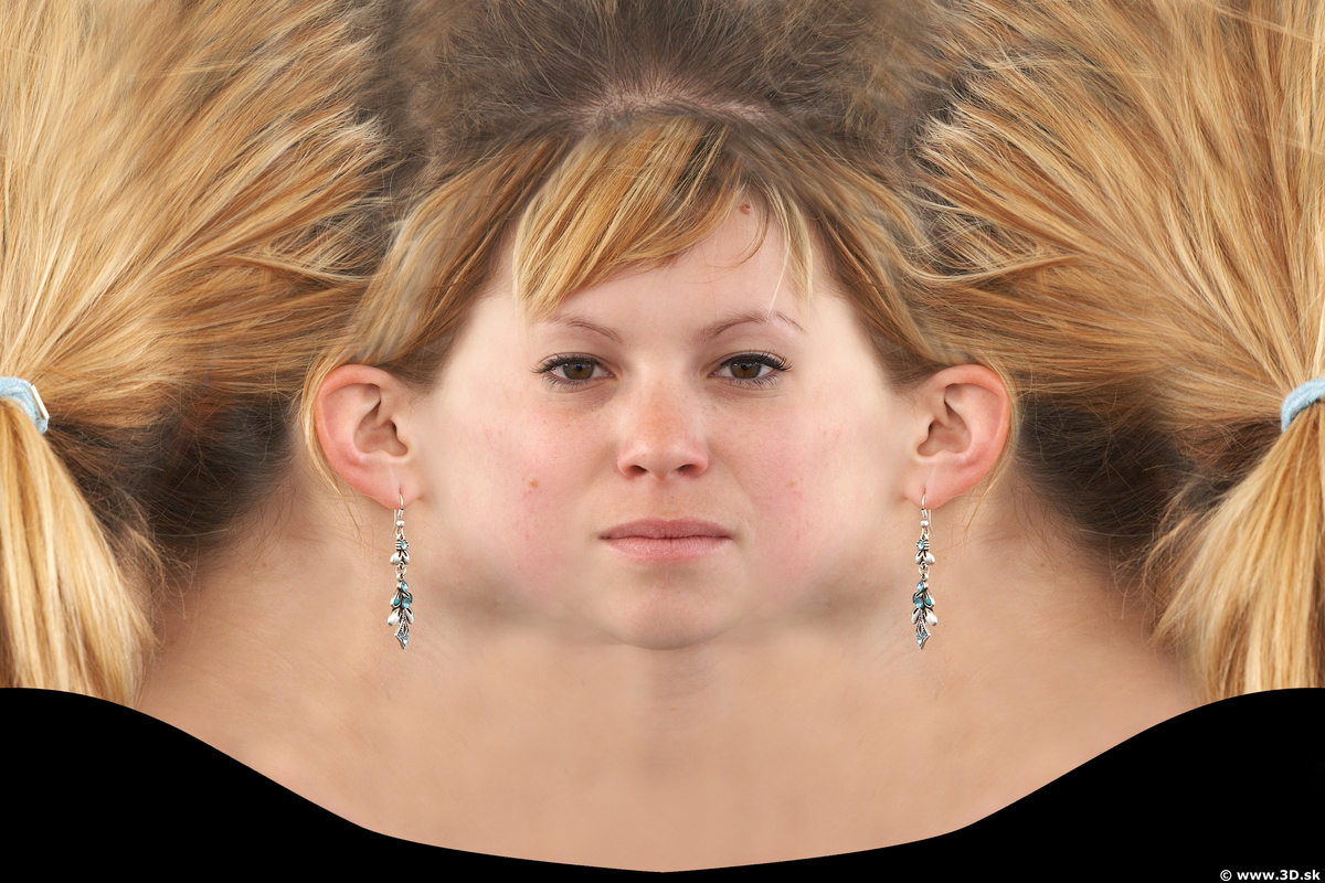 Stock JPEG head texture premade