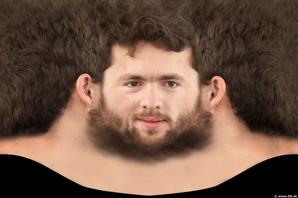 Stock JPEG head texture premade