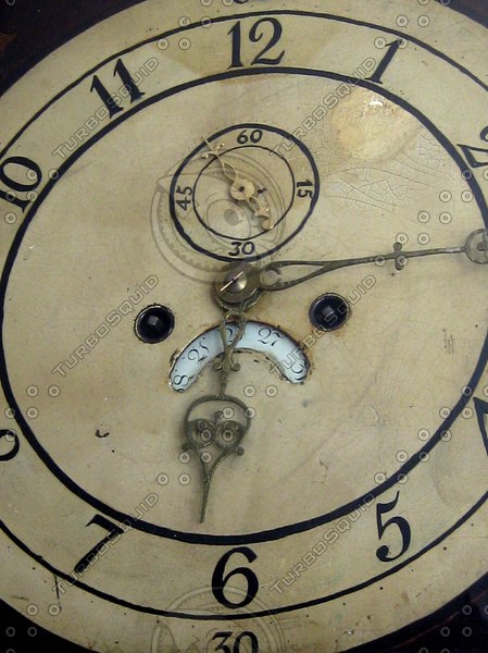 Stock JPEG clock hands old