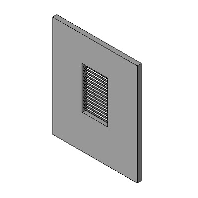 Building Revit Family Louver window