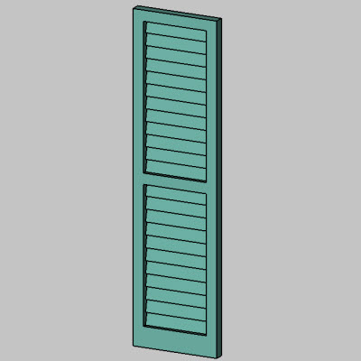 Building Revit Family Shutter