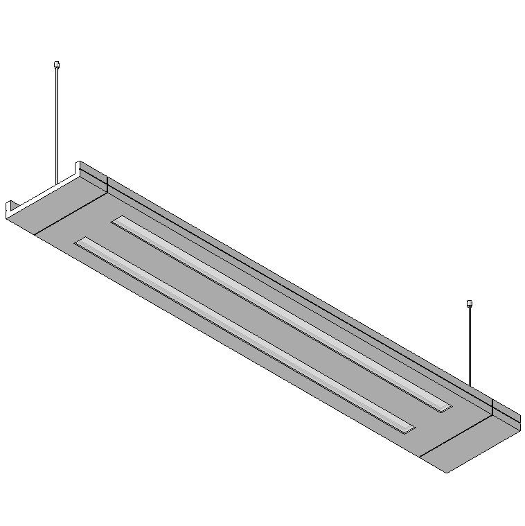 Building Revit Family Suspended ceiling light