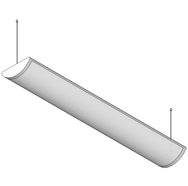Building Revit Family Suspended ceiling light