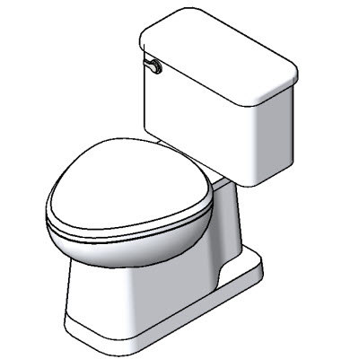 Building Revit Family Toilet Plumbing