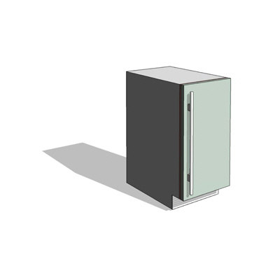 Building Revit Family undercounter ice maker