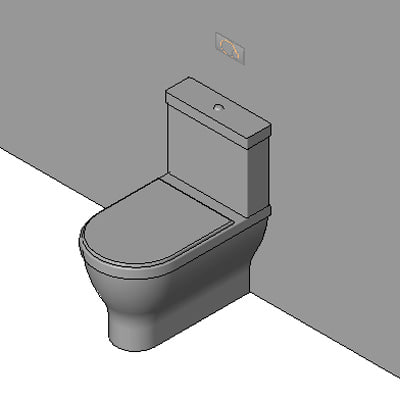 Building Revit Family Floor Mounted Oval