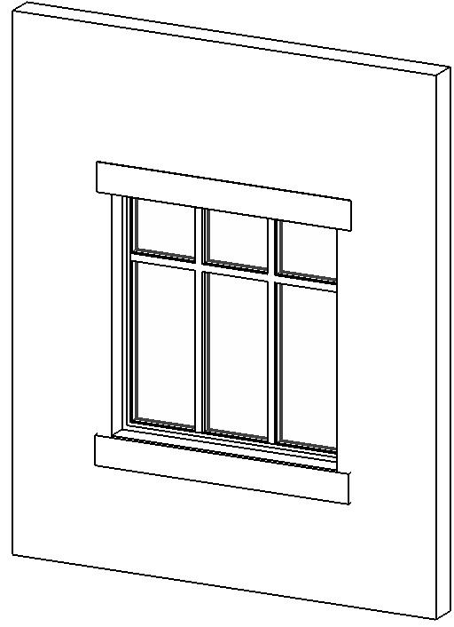 Building Revit Family Window Nested Window