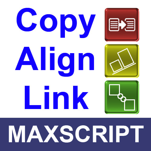 Scripts MaxScript align multiple objects