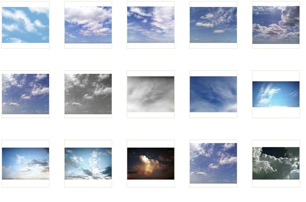 Texture sky maps