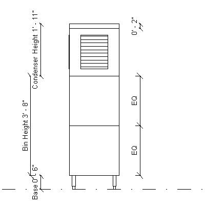 Building Revit Family Ice Maker Appliances