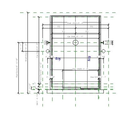 Building Revit Family Hospital Elevator Elevators