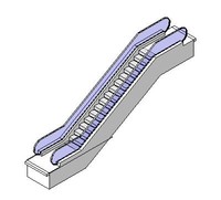 Building Revit Family escalator Detail Component