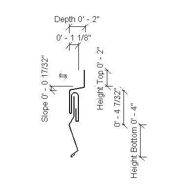Building Revit Family counter flashing Detail