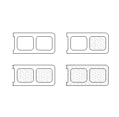 Building Revit Family bullnose CMU Detail