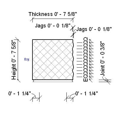 Building Revit Family CMU split face