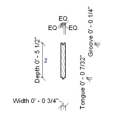 Building Revit Family wood and Detail