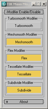 Scripts MaxScript enable disable mass