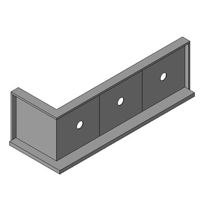 Building Revit Family transacion window corner