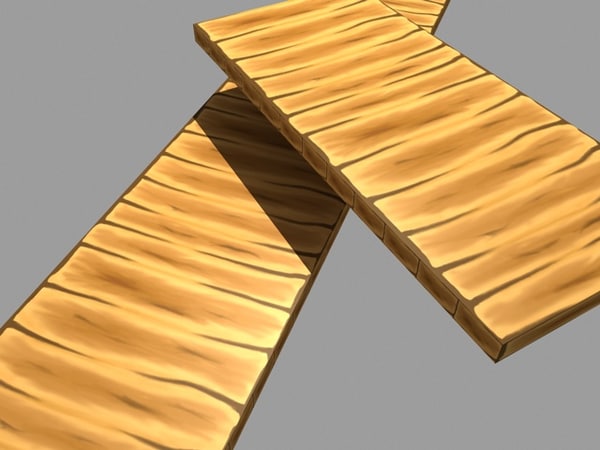 Texture TIFF wood board anime